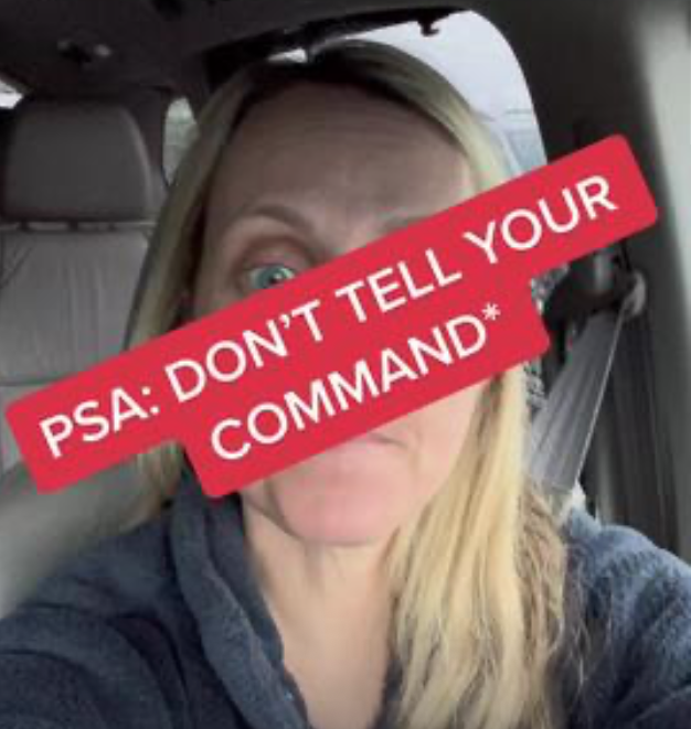 Don't Tell Your Command - Law Office of Jocelyn C. Stewart